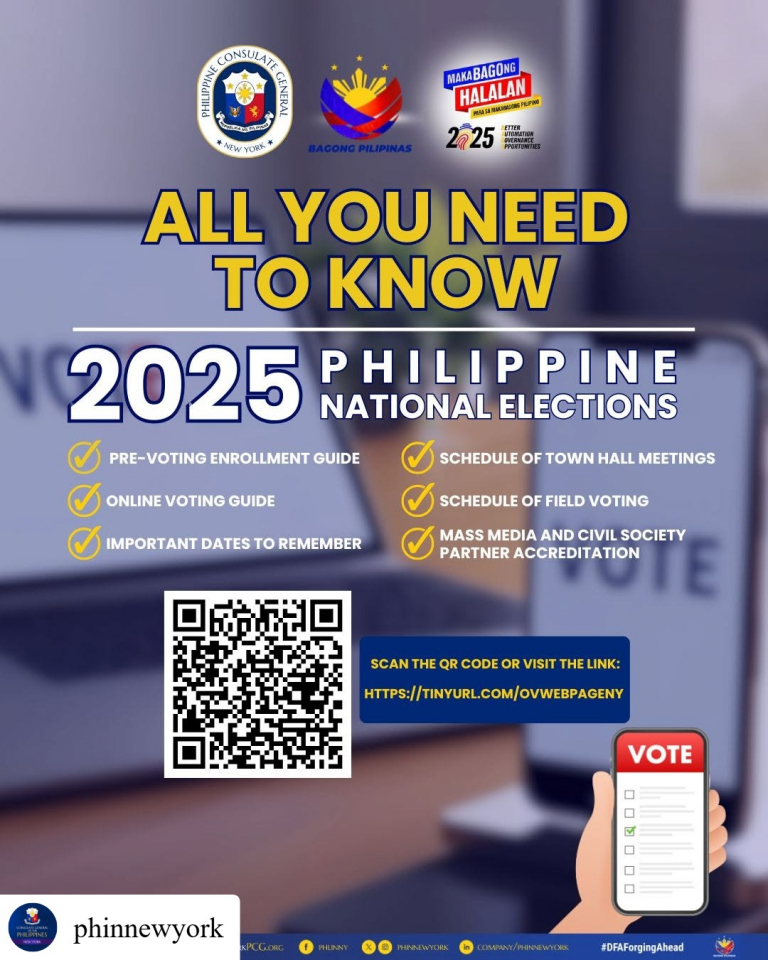 Philippines National Elections 2025 – Philippine Center New York